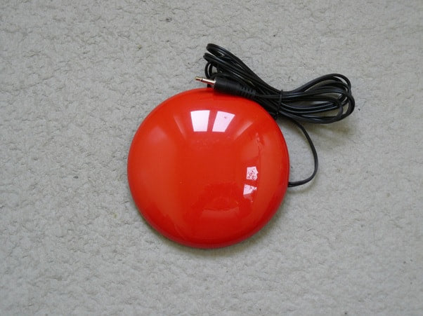 Large Red Dome Button Switch – Amida Fire